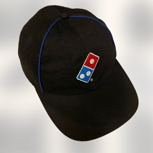 Accessories | Dominoes Pizza Black And Blue Embroidered Logo Velcro ...